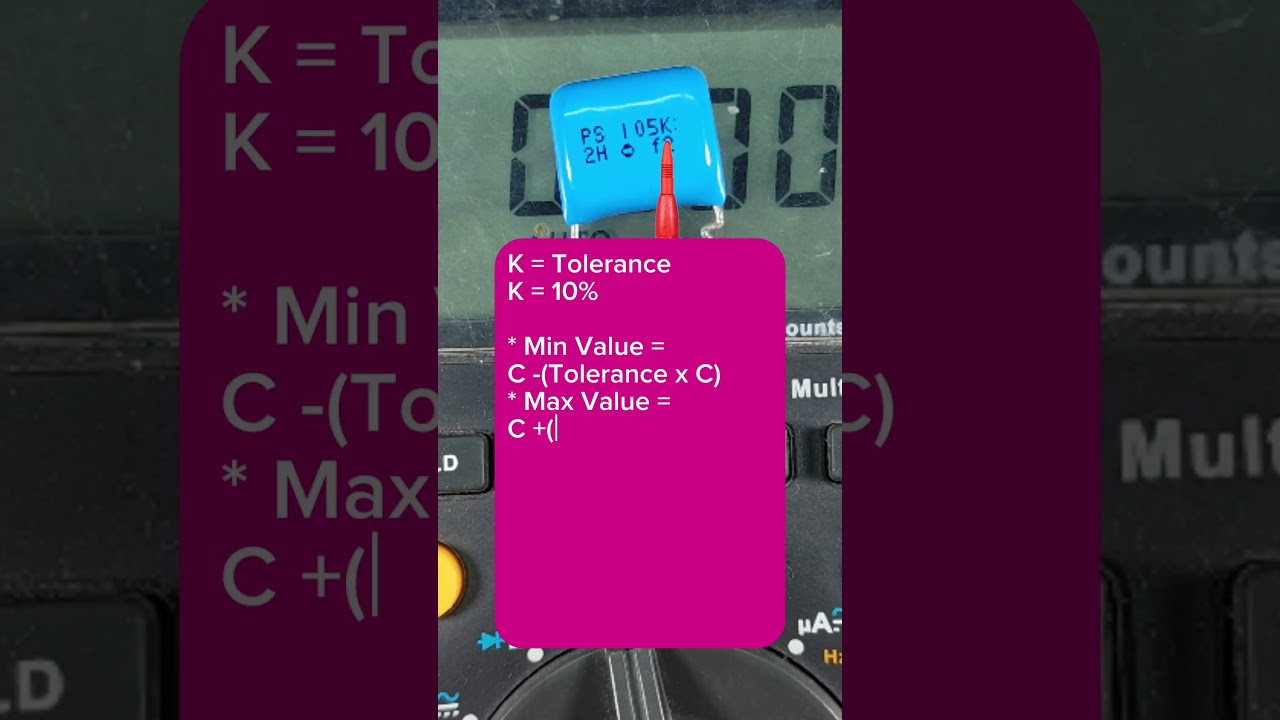 Understanding Capacitor Codes – How to Read Capacitor Values!
