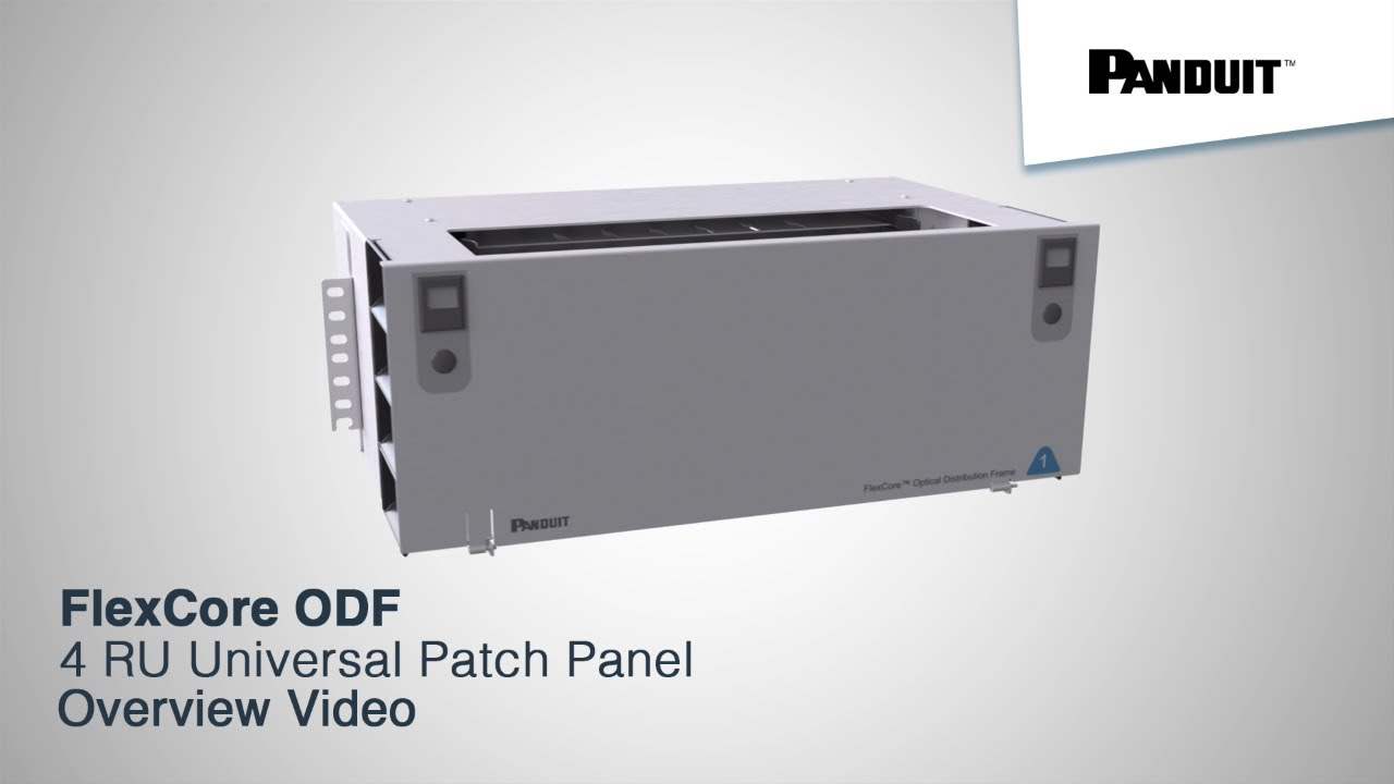 Panduit’s FlexCore ODF Static Patch Panels