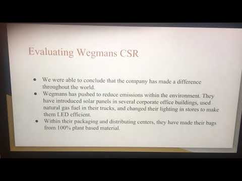 Wegmans Video Presentation