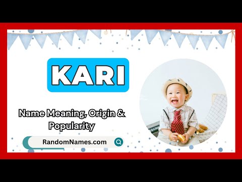 Kari - Baby Boy Name Meaning, Origin & Popularity - RandomNames.com