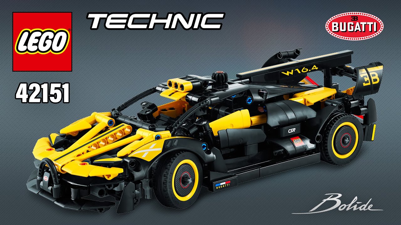 LEGO® Technic™ Bugatti Bolide (42151)[905 pcs] Step-by-Step Building Instructions | TopBrickBuilder