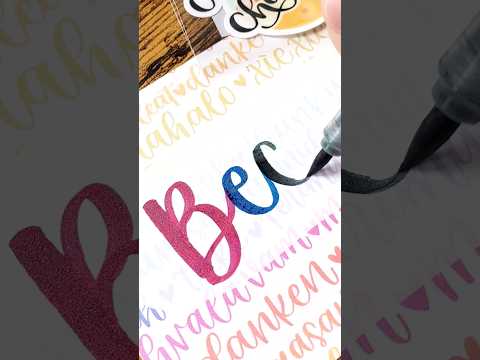 anything for my favourite lady 🎶 #brushpen #calligraphy #name #shorts
