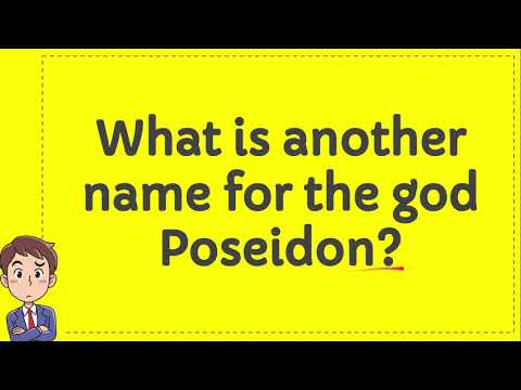 What is another name for the god Poseidon?