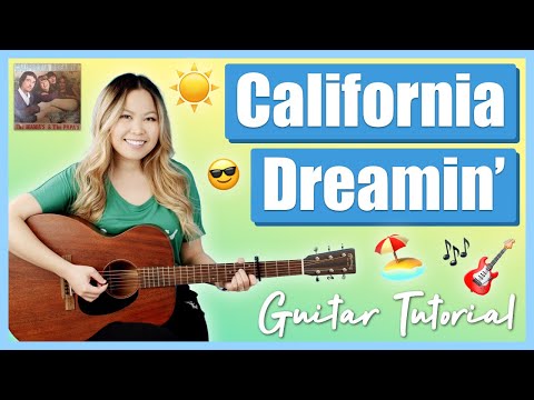 California Dreamin' Guitar Lesson Tutorial - The Mamas & The Papas [Chords | Strumming | Solo Tab]