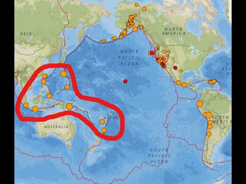 Deep Quake activity tonga Trench and New Zealand area. Still Watching Southern California. Mon night