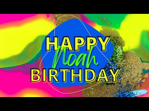 Happy Birthday Noah - Fun Birthday Song for Kids | Minkibo