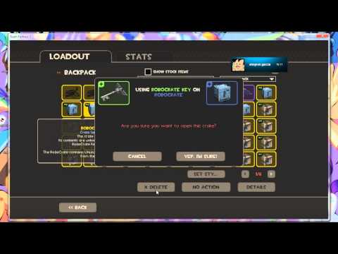 Steam Community :: Video :: tf2 - mi first unboxing - robot crate