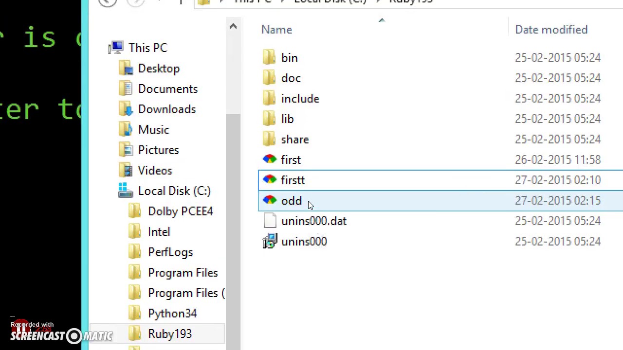 092 Learn python and ruby programming:- Program to find odd or even