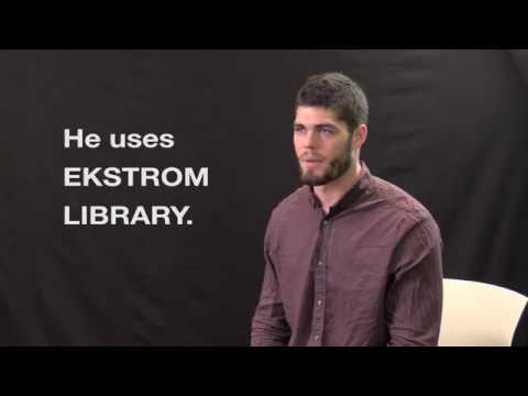 What's great about the University Libraries? Conrad Smart.