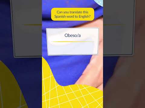 Spanish Quiz: Obeso/Obesa in English is...