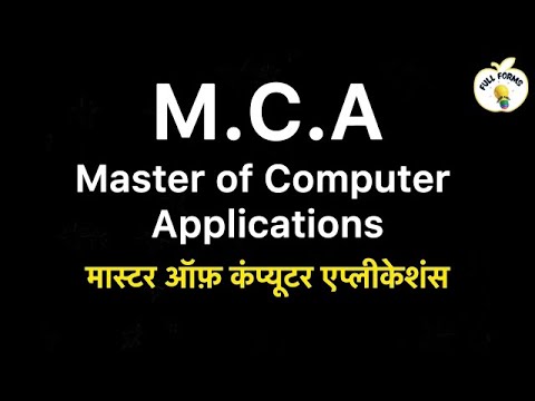 Full form of M.C.A