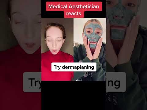 MEDICAL ESTHETICIAN REACTS TO SKINCARE ROUTINE 😨😳 #skincareroutine #esthetician #skinexpert