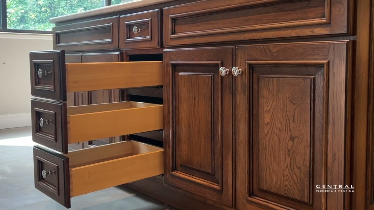 Double Bowl Bathroom Vanity - Bertch Cabinets | Central Kitchen & Bath Showroom