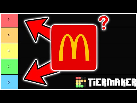 RANKING FAST FOOD RESTAURANTS!!! - TIER LIST MAKER