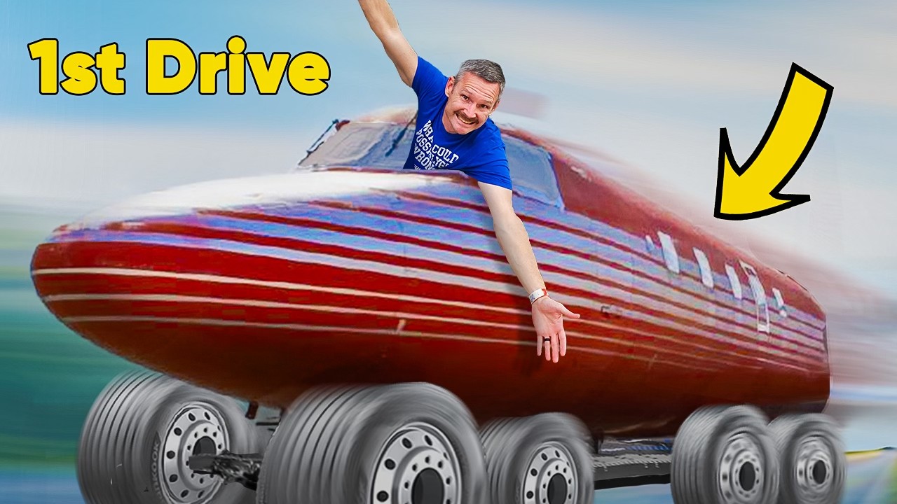 DRIVING Elvis Presley's Abandoned Jet For The First Time - Jimmys World