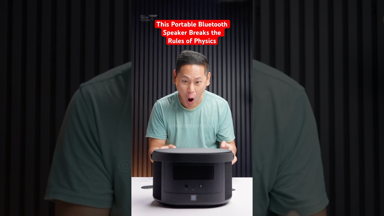 This Portable Bluetooth Speaker Breaks the Rules of Physics With its Subwoofer | Brane X