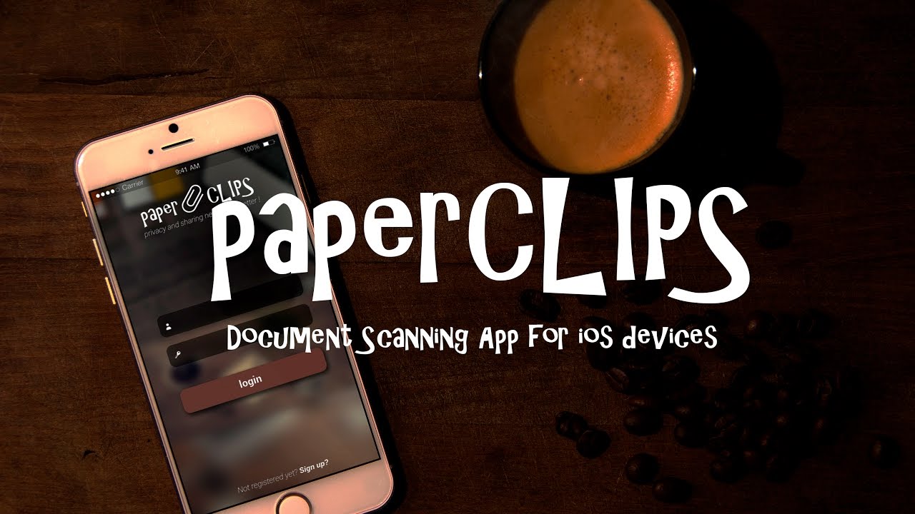 Document scanner iOS App UI Design