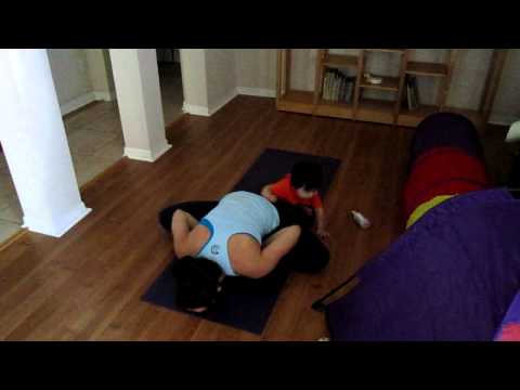 Baby Kaiden Adjusting Mommy (Krista Shirley)