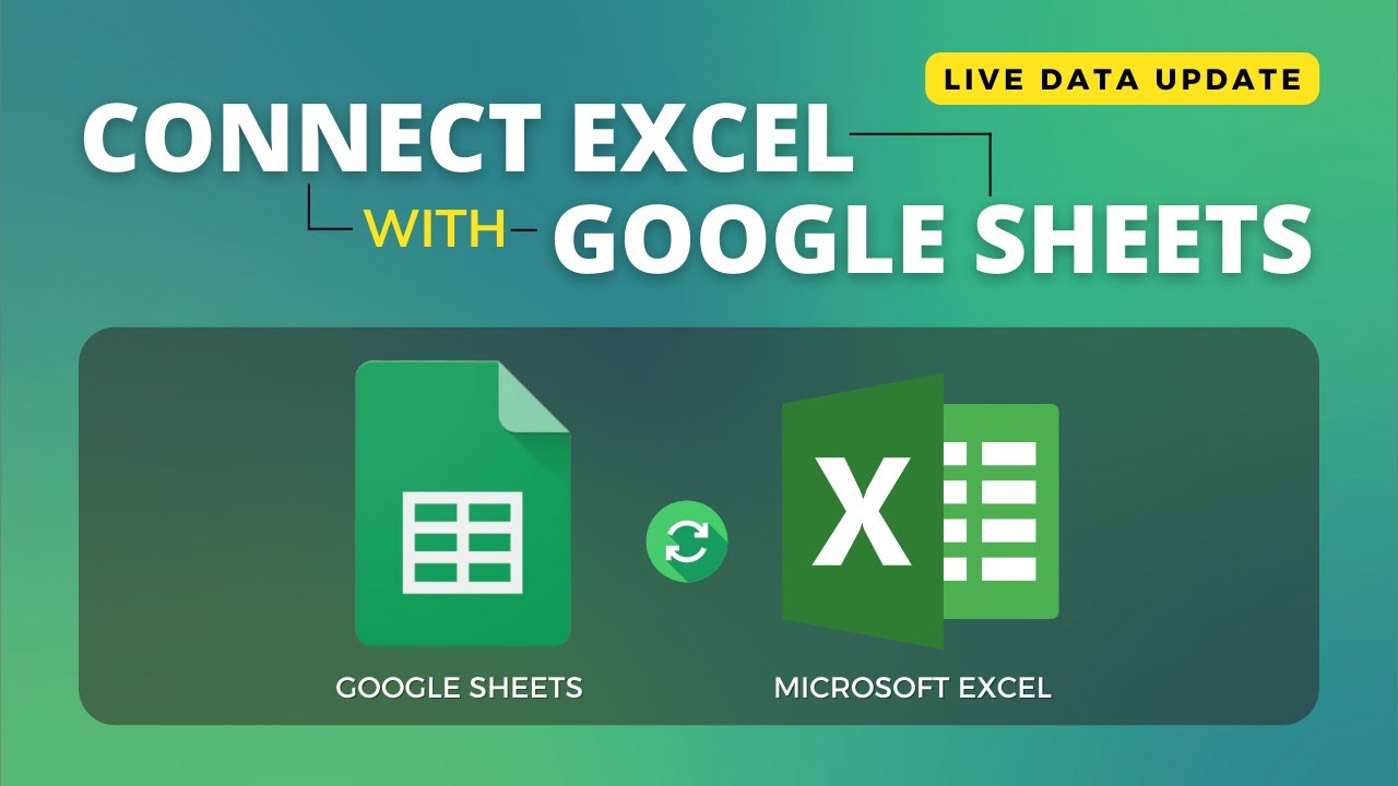 How to Connect Microsoft Excel with Google Sheets | Auto-Sync Google Sheets with Excel