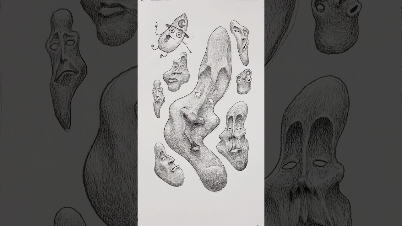 How To Draw With SHAPES #art #drawing #foryou #shorts