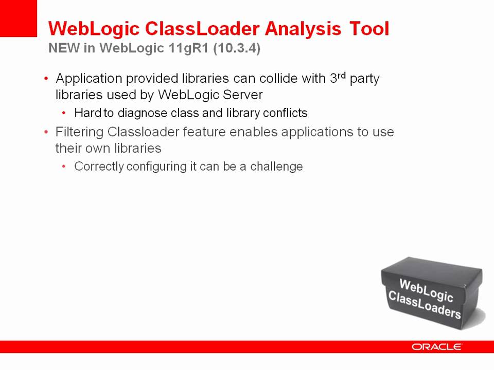 WebLogic ClassLoaders and ClassLoader Analysis Tool