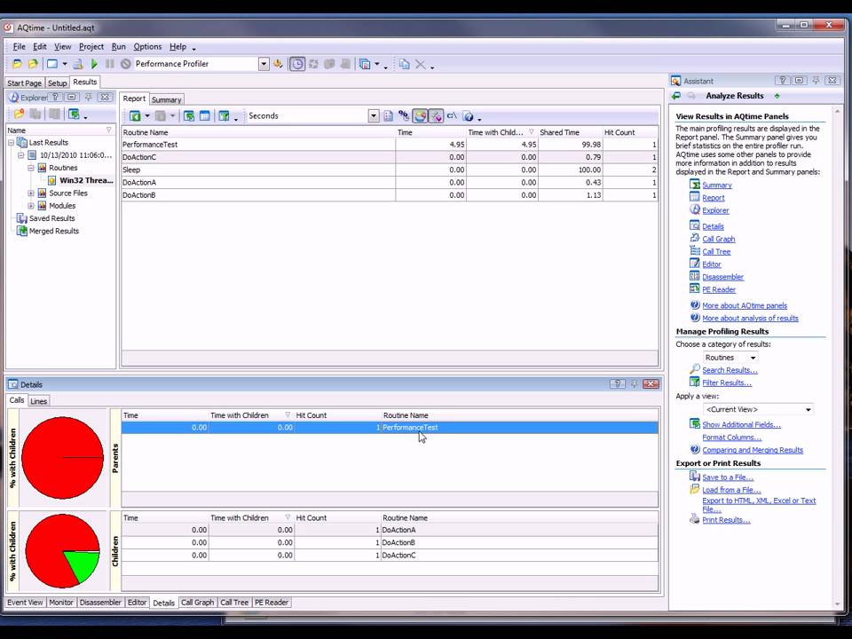 Profiling Scripts With AQtime