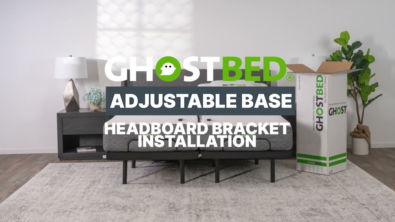 How to Install GhostBed Adjustable Base Headboard Brackets