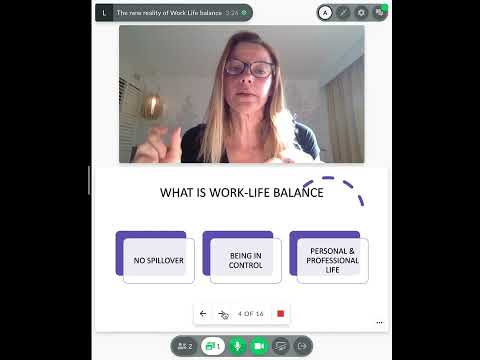The new reality of Work Life balance (CIPD) Live 20 minutes