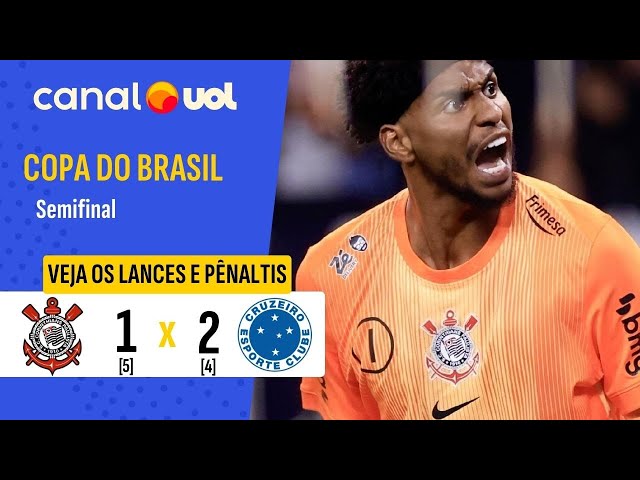Hugo brilha nos pênaltis, Corinthians bate Cruzeiro de Cássio e vai à final