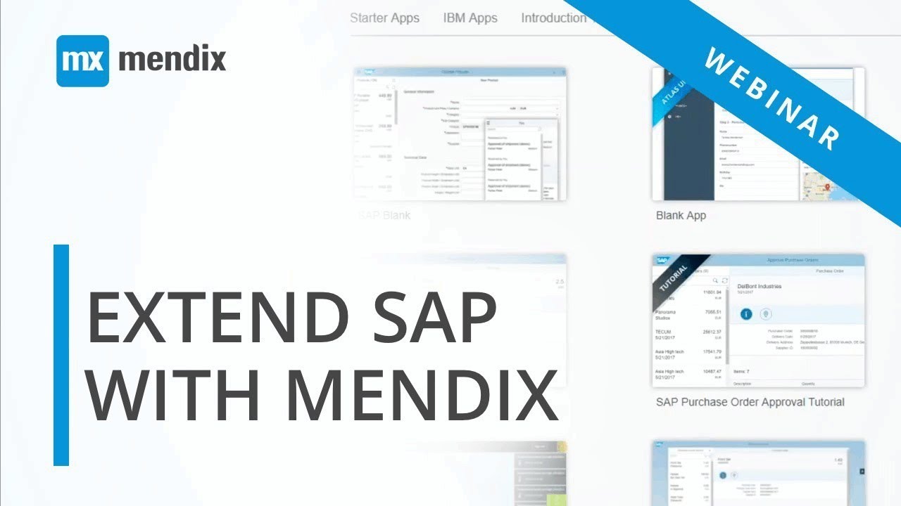 Extend SAP with Rapid Application Development (RAD) | Low-Code in 30 Webinar