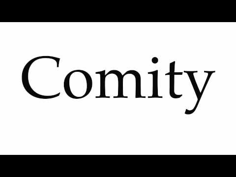 How to Pronounce Comity