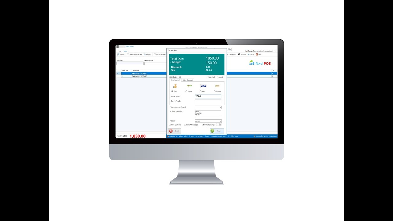 NaviPOS ERP Overview