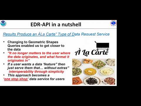 2021-06-28 ESIP Cloud Computing Cluster Meeting: The OGC Environmental Data Retrieval (EDR) API