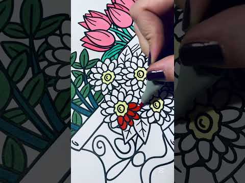 Spring coloring pages asmr video