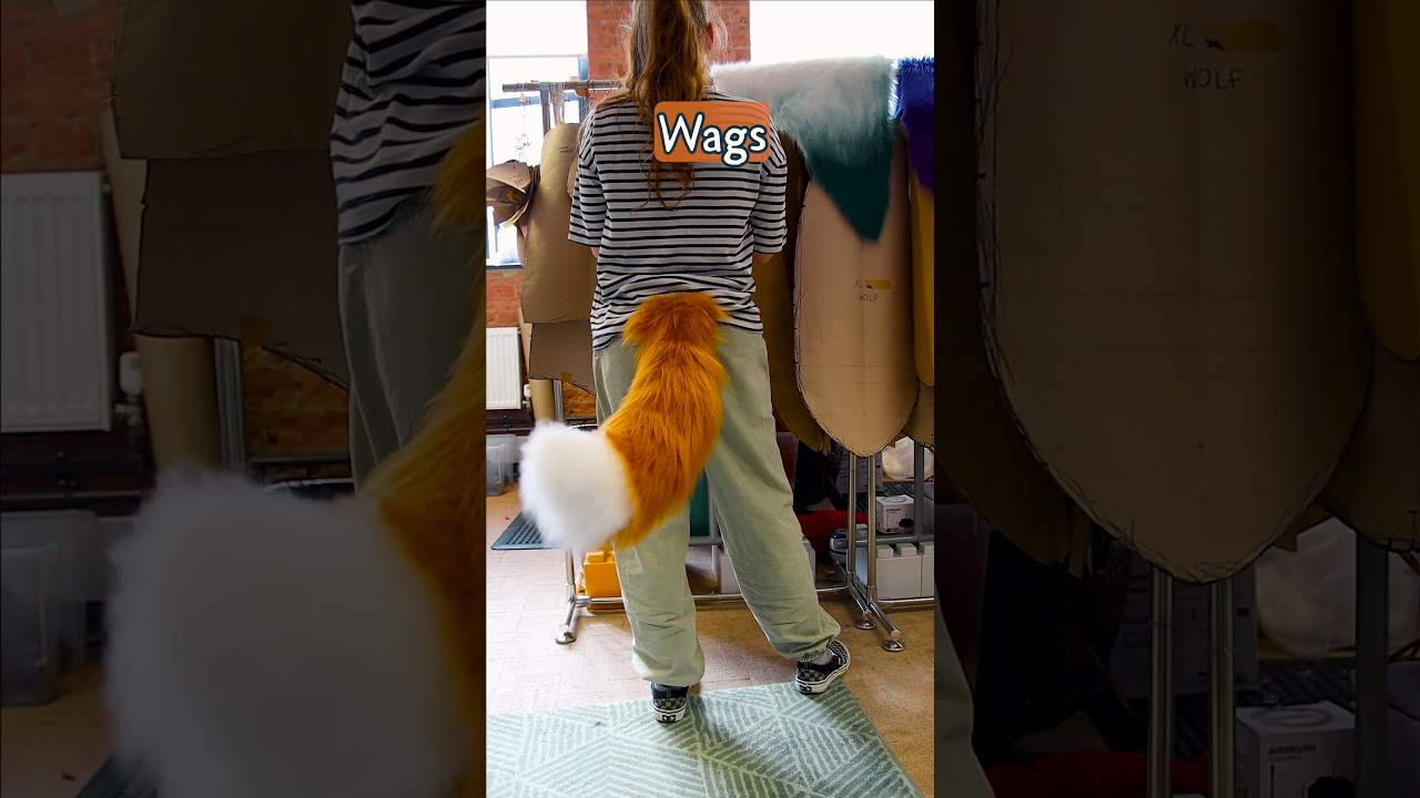 #appcontrolled moving #fox tails and ears! 🦊 And they can light up too! Perfect for your #fursona!