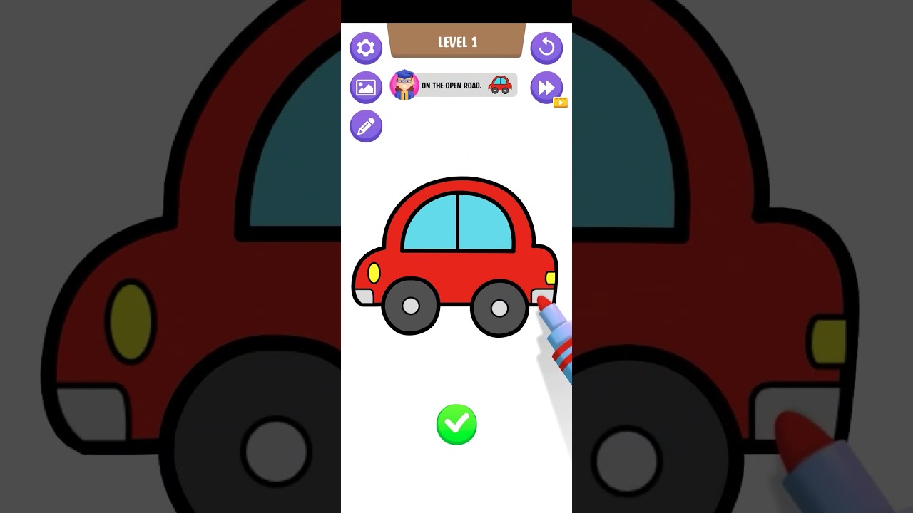 Color ASMR: Car Coloring Book Gameplay | Android Simulation Game