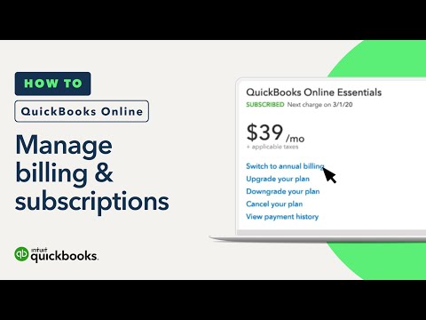 How to manage your billing & subscriptions in QuickBooks Online