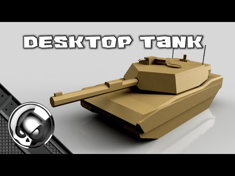 Free 3D file Desktop Tank - M1A1 Tank - prints without support・3D ...