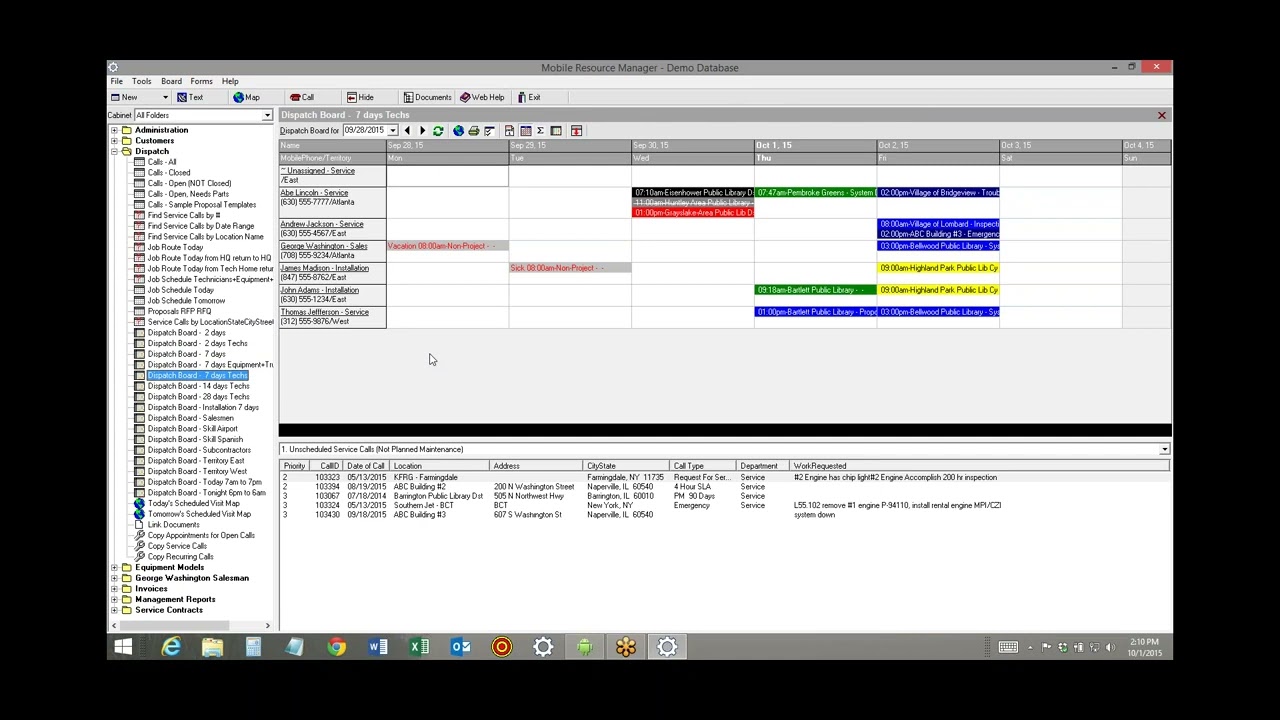 Mobile Resource Manager: Software Overview