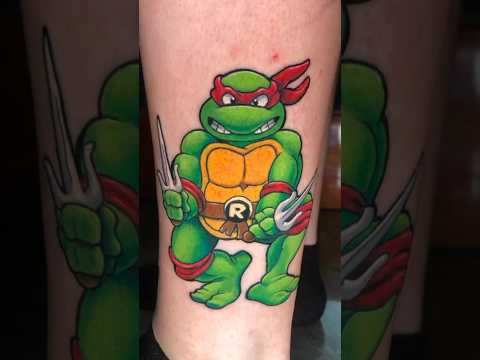Ninja Turtles artwork completed with our products! #tattooartist #art #printer