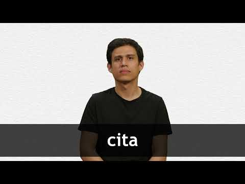 English Translation of “CITA” | Collins Spanish-English Dictionary