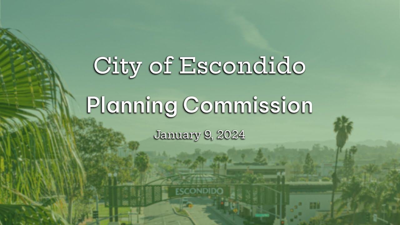 Audio - Planning Commission - January 9, 2024