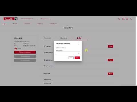 TMSS: manage your tools locations