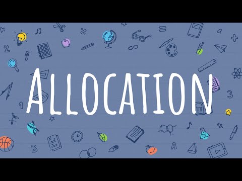 Allocation meaning in Urdu/Hindi | Word of the Day | English Vocabulary