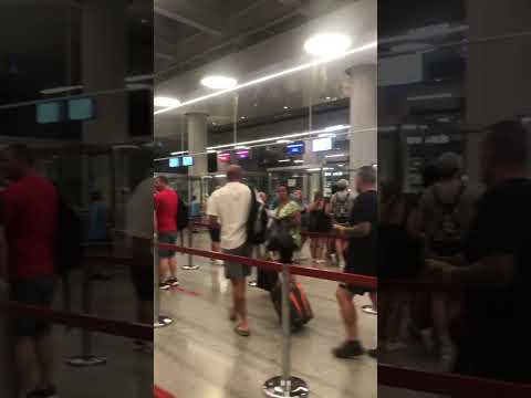 Airport security at dalaman