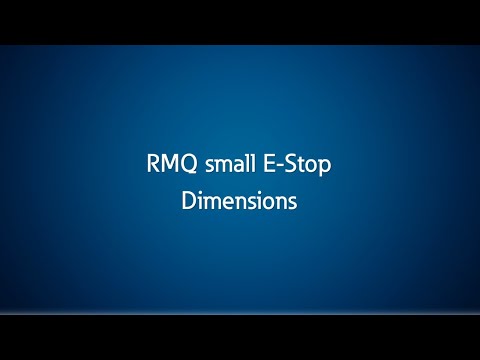 Eaton RMQ Small E-stop - Perfect size to integrate into the design of almost any application