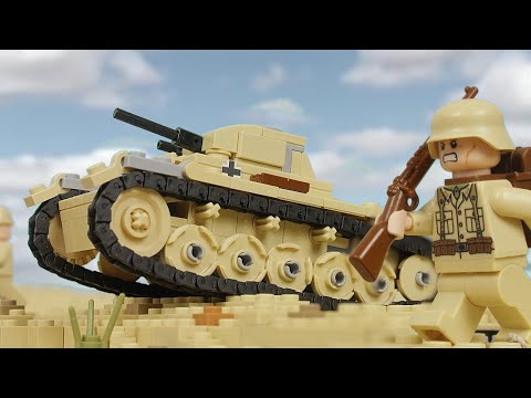 The Battle of El Alamein - WW2 stop motion
