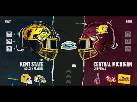 CFB REIMAGINED 2024 MAC CHAMPIONSHIP - #24 Kent State (9-3) vs Central Michigan (8-4)