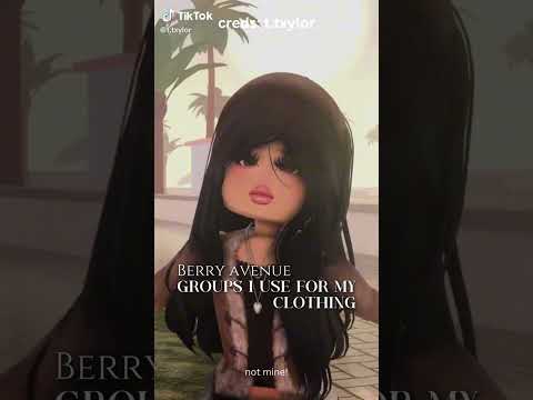 Berry Avenue Clothing groups to join 444 Youu! #roblox #codes #viral #viralvideo #viralshorts