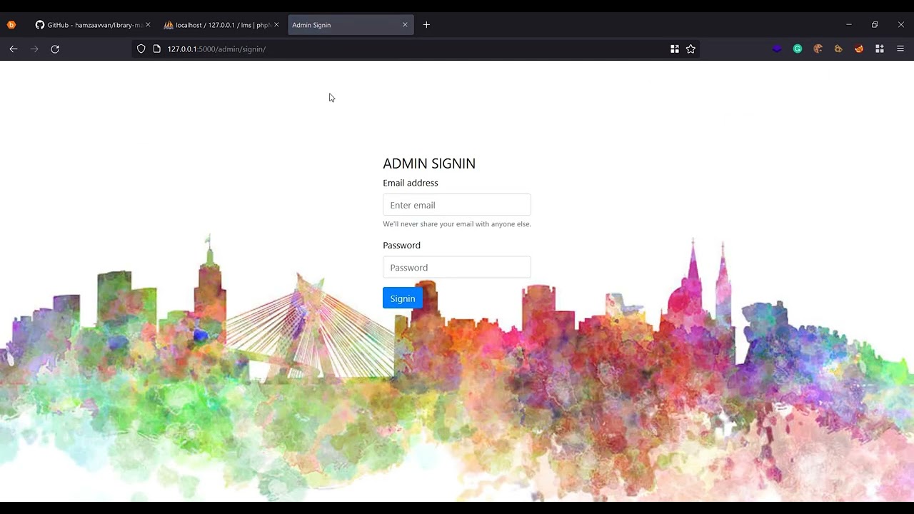 Library Management System Project Python Flask Full Source Code